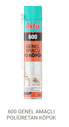 Akfix 600 Pu Pipetli Köpük 600GR (12)